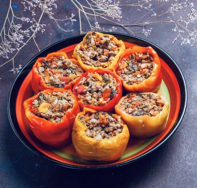 Dave's Stuffed Peppers - Pure Indian Foods, The Ghee Spoon Blog